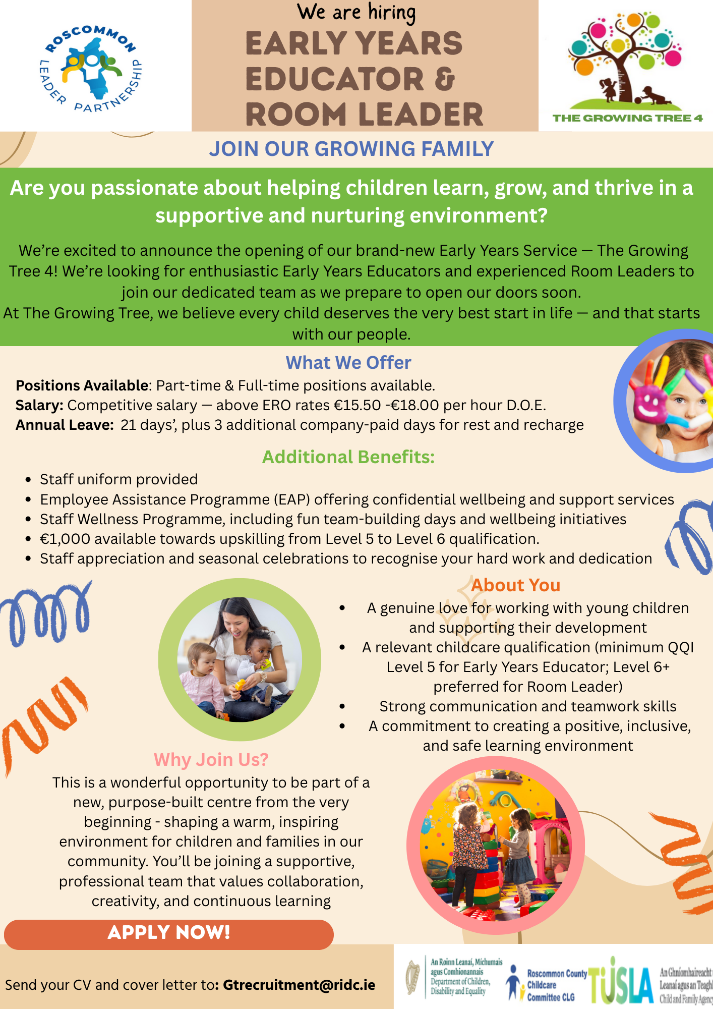 Early Years Educator | Roscommon LEADER